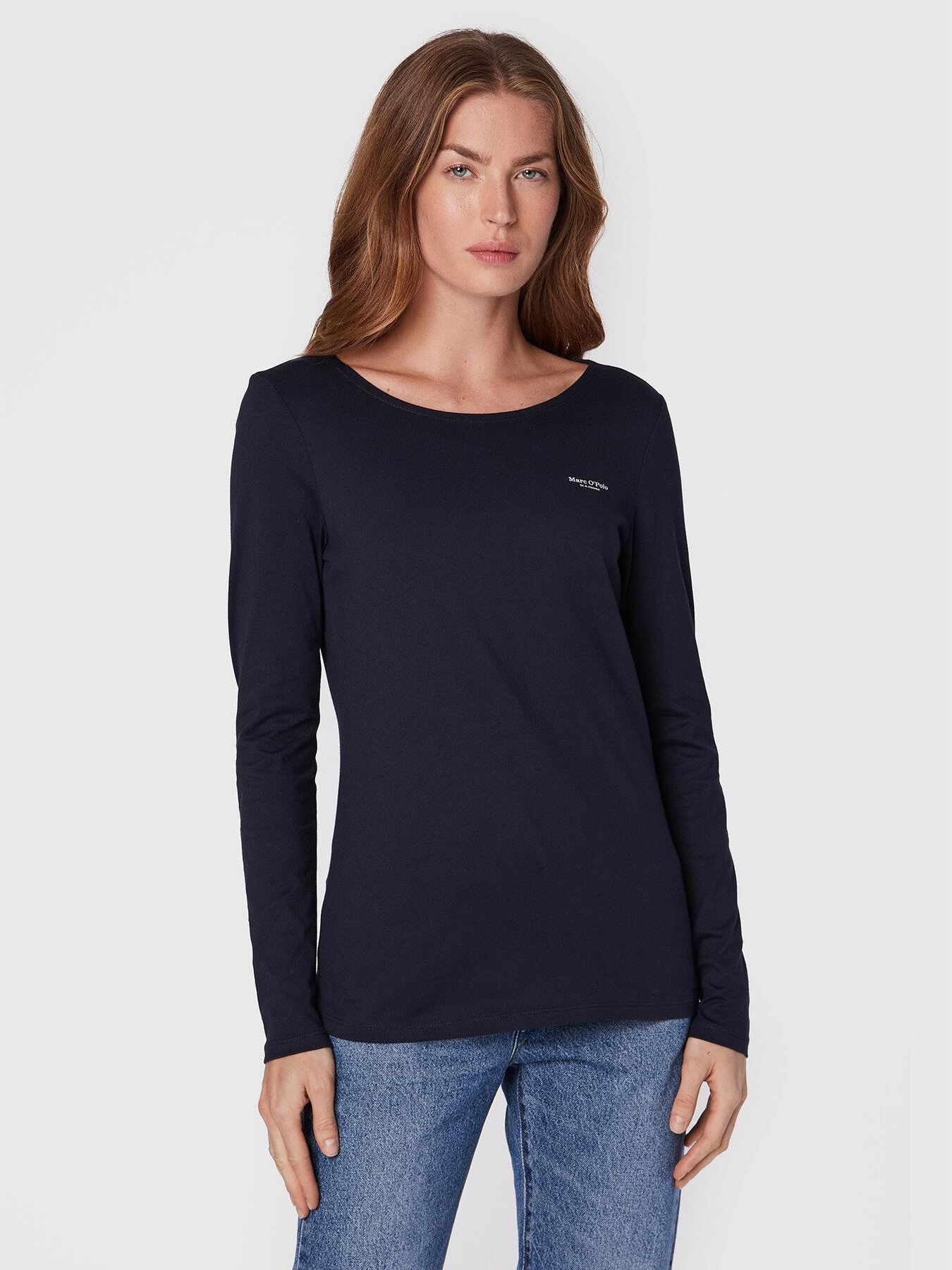 Marc O'Polo Bluzka B01 2183 52007 Granatowy Regular Fit - Ceny i opinie ...