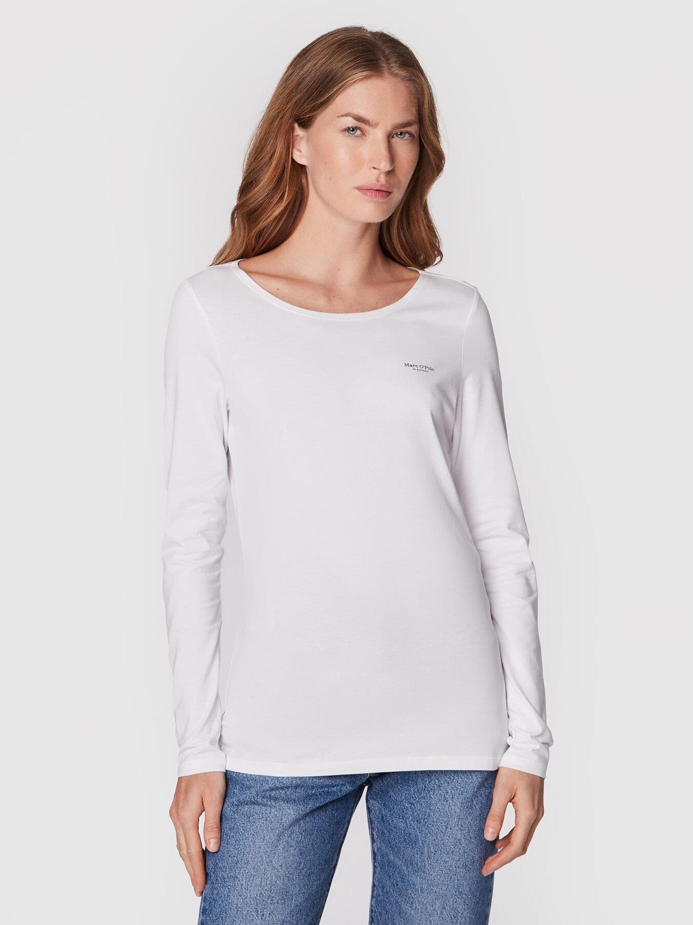 Marc O'Polo Bluzka B01 2183 52007 Biały Regular Fit - Ceny i opinie ...