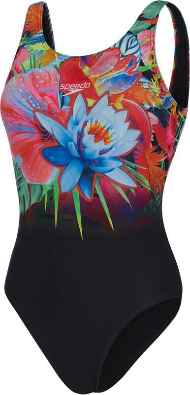 Speedo Digital Placement U-Back Swimsuit Women Czarny Kolorowy - Ceny i ...