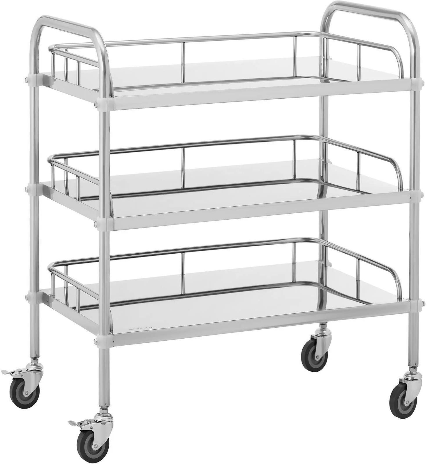 Steinberg Systems Wózek Laboratoryjny Stal Nierdzewna 3 Półki 60x40 2 5cm 30 Kg Sbs Lf 118 ...