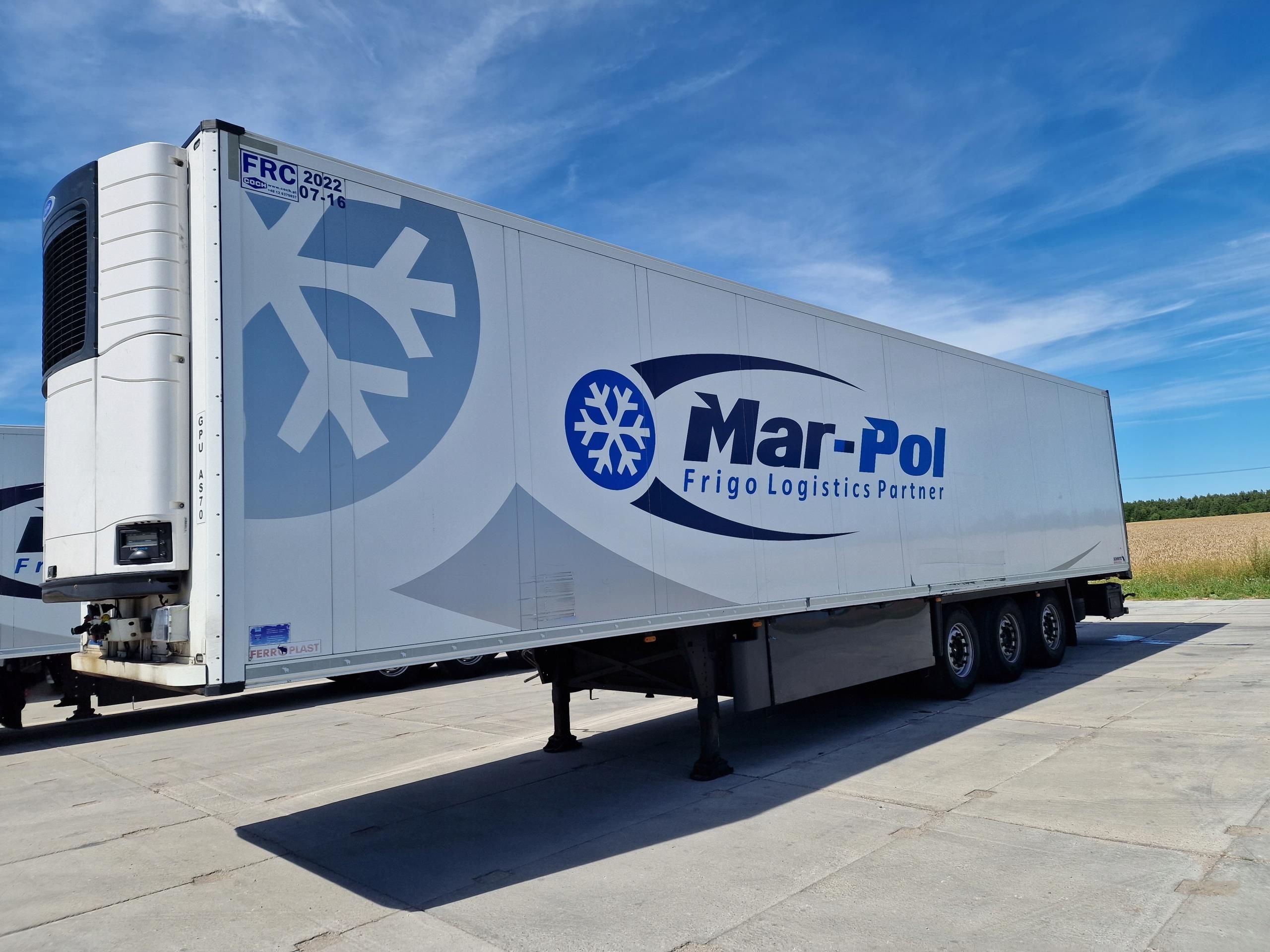 Naczepa Chłodnia Schmitz + Vector 1550 doppelstock - Opinie i ceny na Ceneo.pl