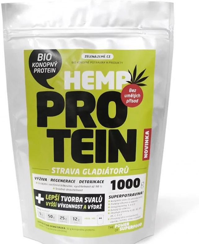 BIO Hemp Protein 1kg, Green Earth - Ceny i opinie - Ceneo.pl