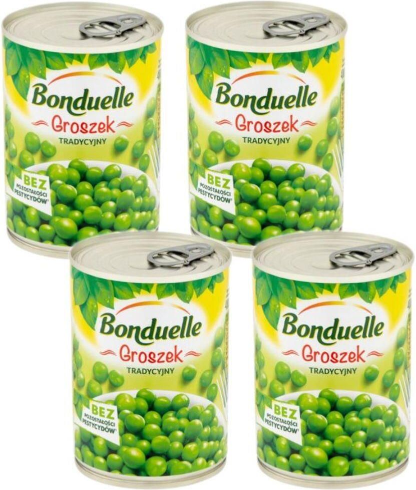 Bonduelle Groszek tradycyjny Zestaw 4 x 400 g - Ceny i opinie - Ceneo.pl