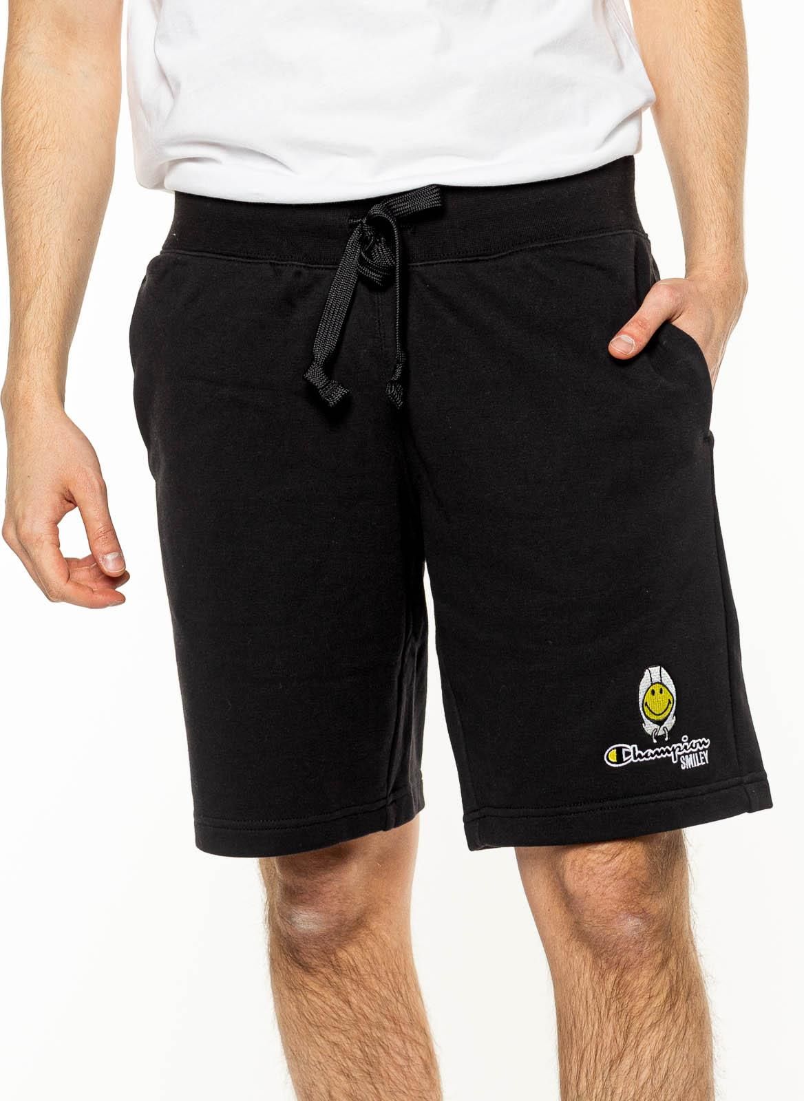 CHAMPION X SMILEY BERMUDA SHORTS BLACK - Ceny i opinie - Ceneo.pl