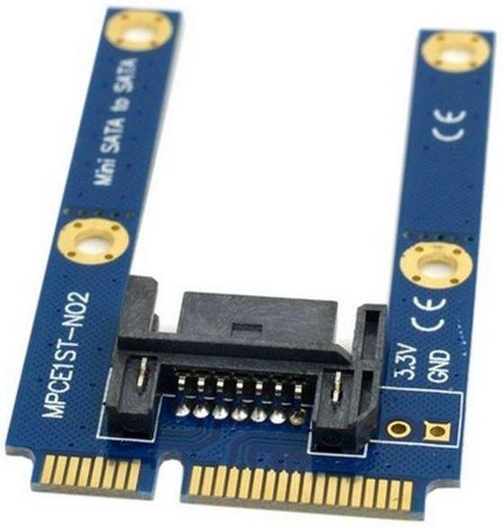 Adapter Przejściówka mSATA na Sata 7PIN Ssd - Opinie i ceny na Ceneo.pl