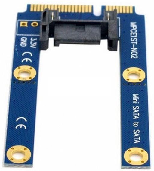Adapter Przejściówka mSATA na Sata 7PIN Ssd - Opinie i ceny na Ceneo.pl