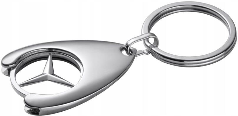 Mercedes-Benz Oe Brelok Żeton Srebrny Wyciągane Logo - Gadżety ...