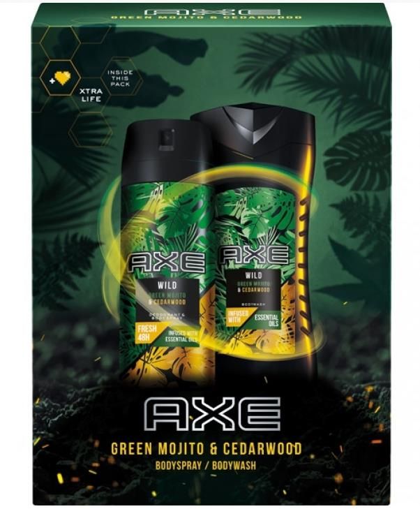 Axe Green Mojito Dezodorant 150Ml + Żel Pod Prysznic 250Ml - opinie i ...