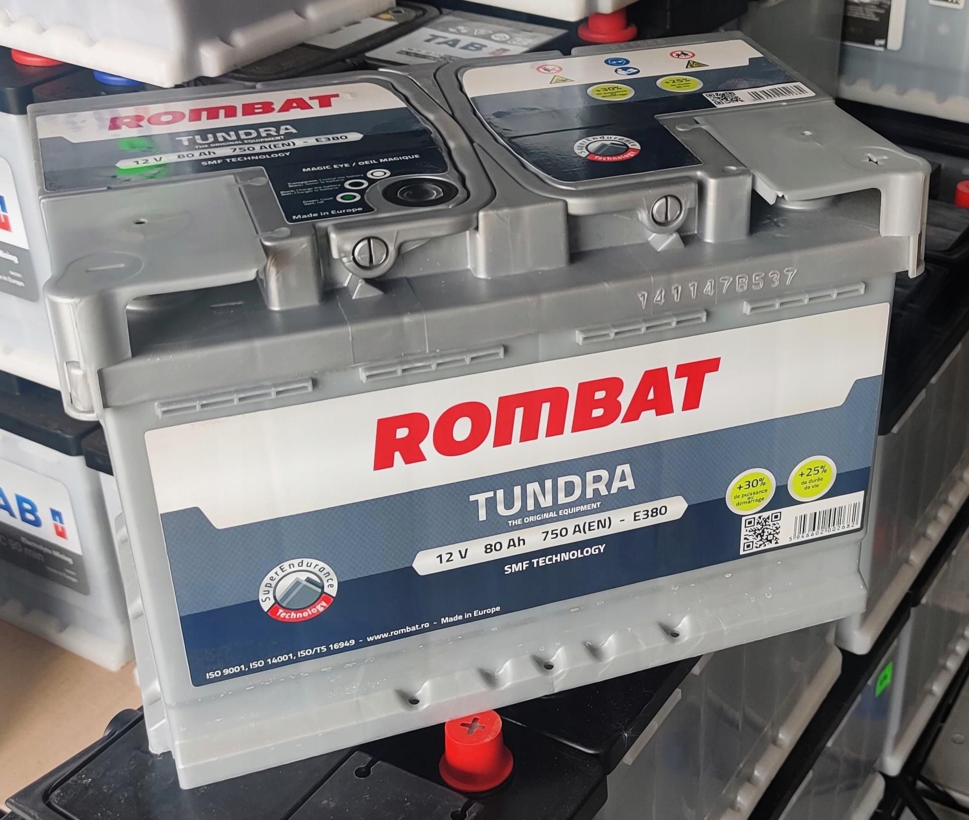 AKUMULATOR 12V 80AH 750A P+ ROMBAT TUNDRA E380 E380 - Opinie i ceny na Ceneo.pl