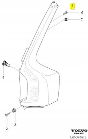 Lampa tylna Volvo Oe Lampa Tylna Lewa Led Volvo Xc90 32228826 - Opinie ...