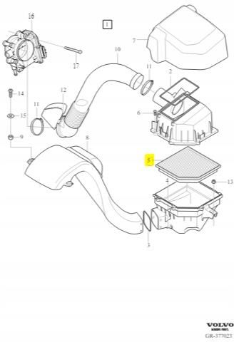 Volvo Oe Wkład Filtr Powietrza Volvo Xc90 3.2 30680293 Aso - opinie i ...