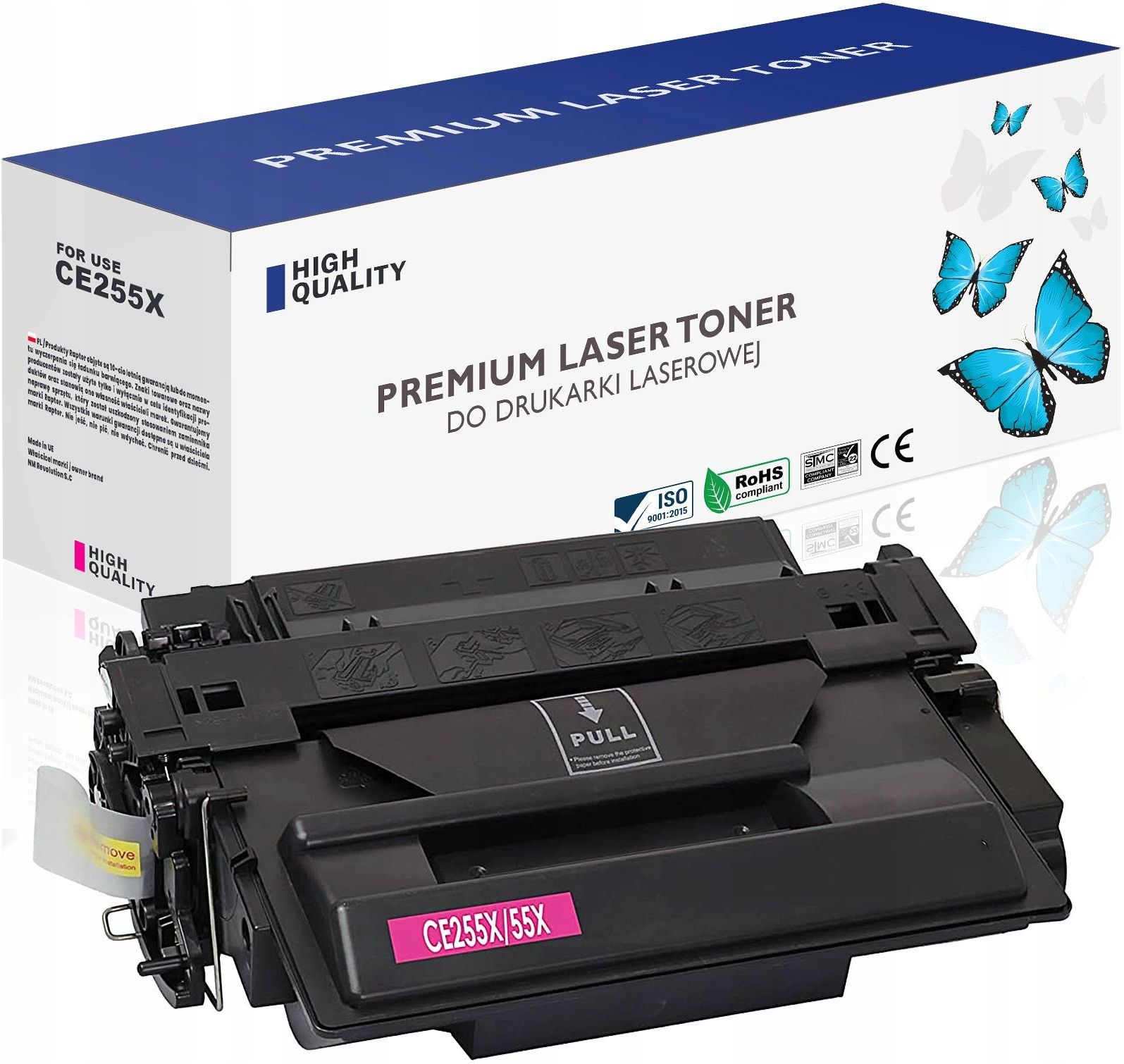 WHITE BOX TONER DO HP CE255X M521 M525 P3010 M521DN P3015 ...