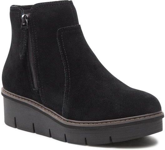 Clarks Botki Airabell Zip 261633104 Czarny - Ceny i opinie - Ceneo.pl