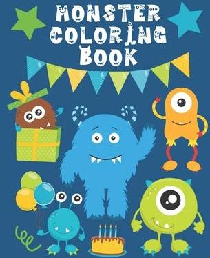 Monster Coloring Book (Kids Purple Press) - Literatura obcojęzyczna ...
