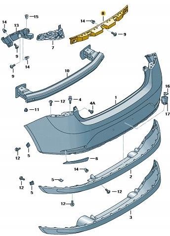 Seat Oe Listwa Prowadnica Mocowanie Zderzaka Seat Ibiza - Opinie i ceny ...