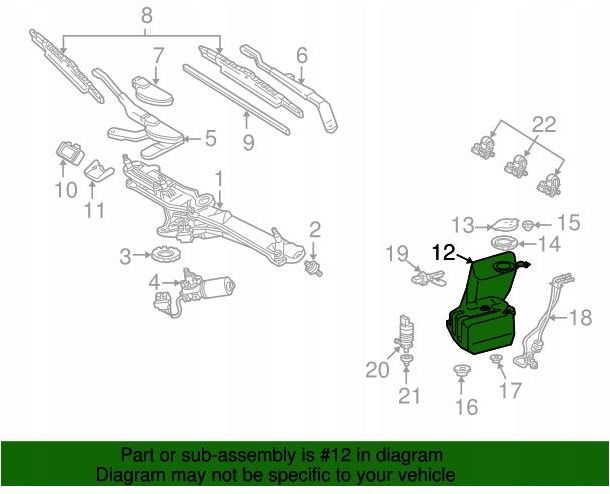 Mercedes Benz Oe Zbiornik Płynu Do Spryskiwaczy Mercedes W215 W220 ...
