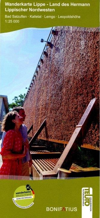 Wanderkarte Lippe - Land des Herrmann - Lippischer Nordwesten ...