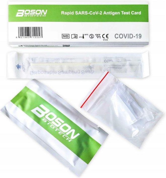 Boson Test Antygenowy Covid-19 Omikron Delta - Opinie i ceny na Ceneo.pl