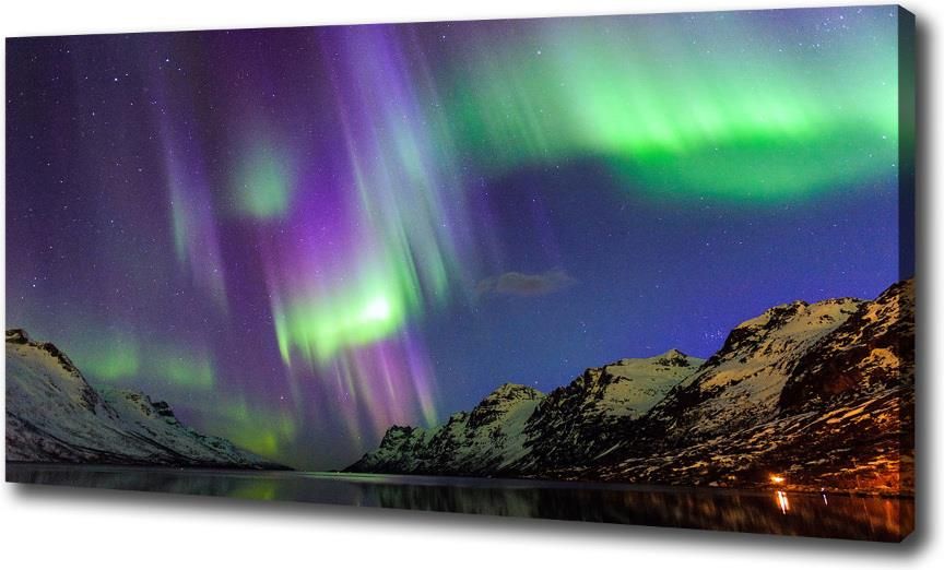 WALLMURALIA.PL FOTO OBRAZ NA PŁÓTNIE ZORZA POLARNA - Opinie i atrakcyjne ceny na Ceneo.pl