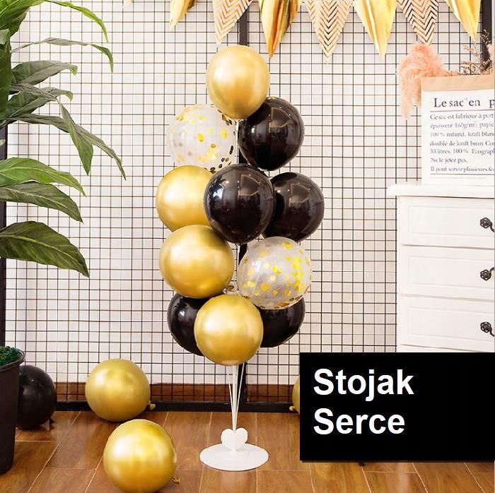 Inna Stojak Na Balony Stelaż Dekoracje + Balon Serce - Ceny i opinie ...