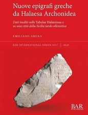 Nuove epigrafi greche da Halaesa Archonidea (Arena Emiliano ...