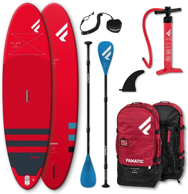 Fanatic Fly Air Pure Sup Package 10'8 Inflatable Sup With Paddle And ...