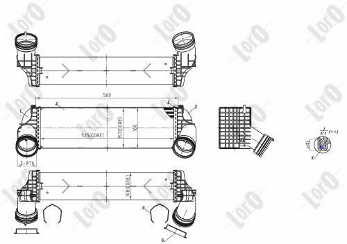 Abakus Chłodnica Powietrza Intercooler 004-018-0009 - Opinie i ceny na ...