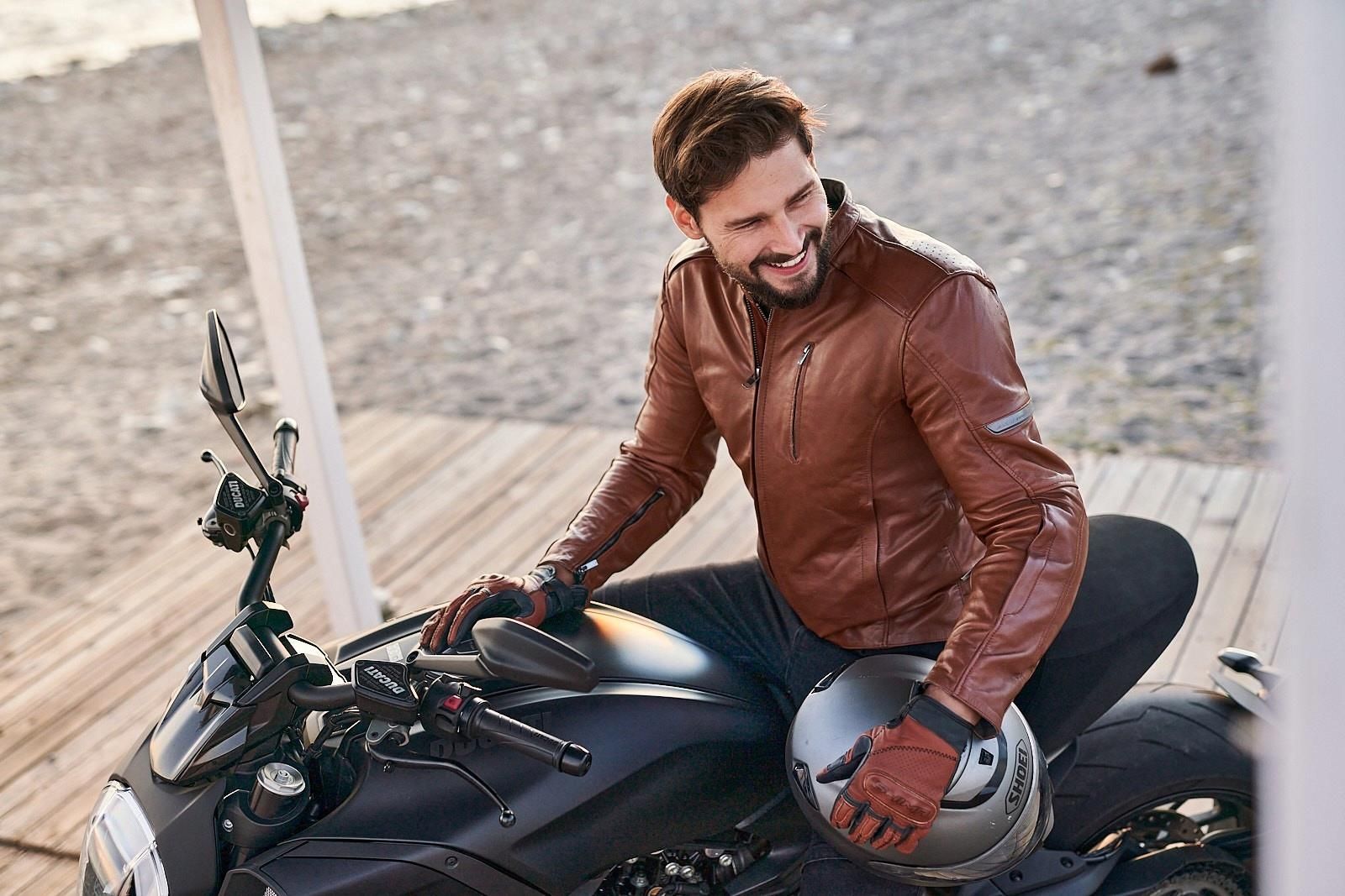 Odzież motocyklowa Shima Kurtka Skórzana Hunter+ 2.0 Light Brw - Opinie ...