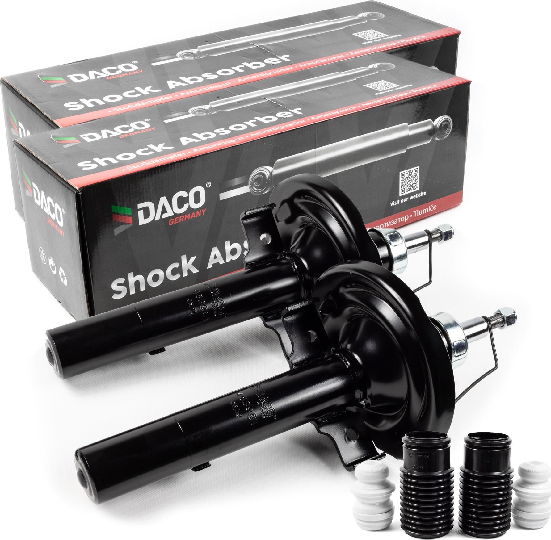Amortyzator samochodowy Daco Amortyzatory Plus Odboje Przód Renault ...