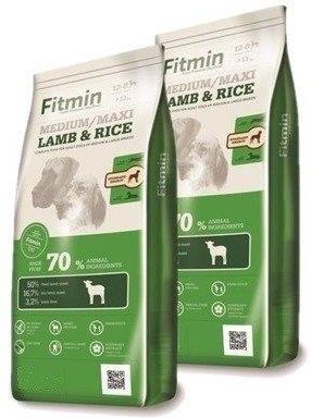 Karma Fitmin Dog Medium Maxi Lamb & Rice sucha karma dla psa ras średnich i dużych 2x3kg - Ceny ...