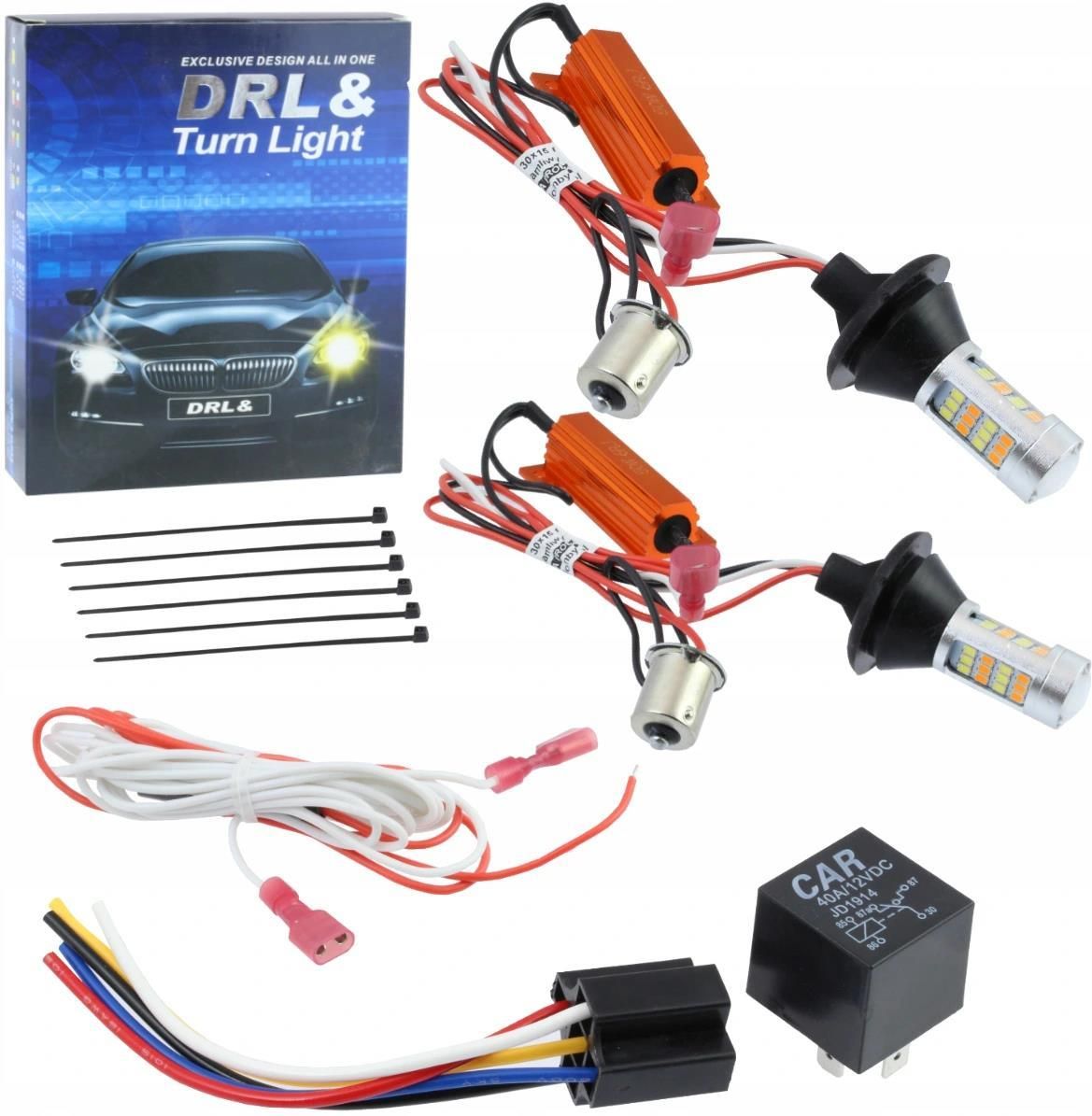 Me Premium 2W1 Światła Led Dzienne Plus Kierunkowskazy Drl Py21W ...