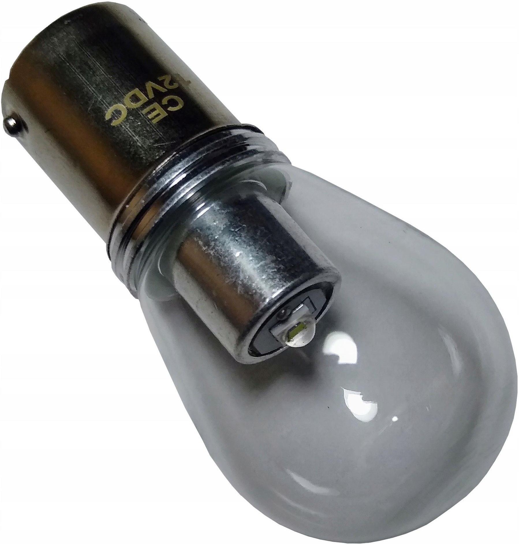 Żarowka samochodowa INNY LED CREE 12V/24V P21/5W BAY15D CZERWONA CREE ...