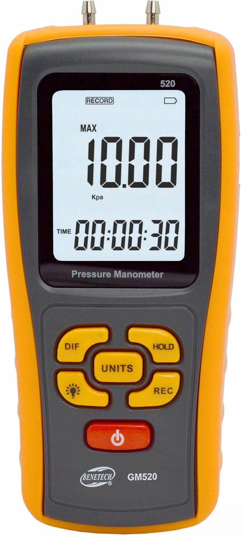 Benetech Manometr Róznicowy Miernik Ciśnienia Podciśnienia Gm520 - Opinie i ceny na Ceneo.pl