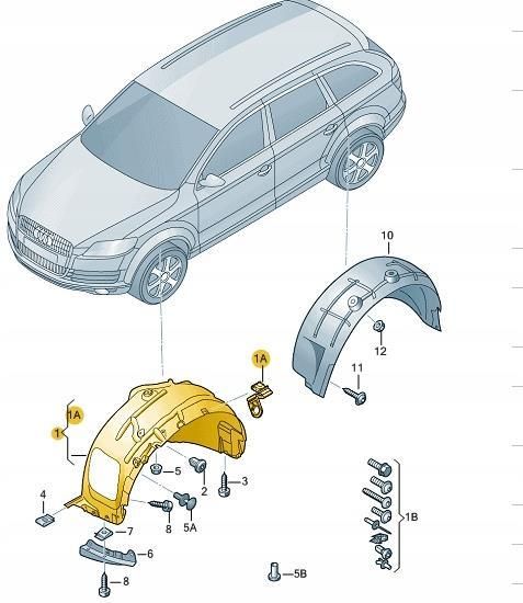 Nadkole Audi Oe Oe Audi 8V5821171 Nadkole Przód Lewe Audi A3 8V ...