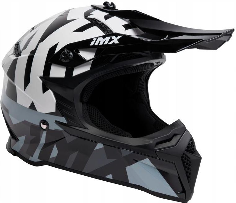 Kask motocyklowy Imx Fmx-02 Black/White/Grey/Graphic - Opinie i ceny na ...
