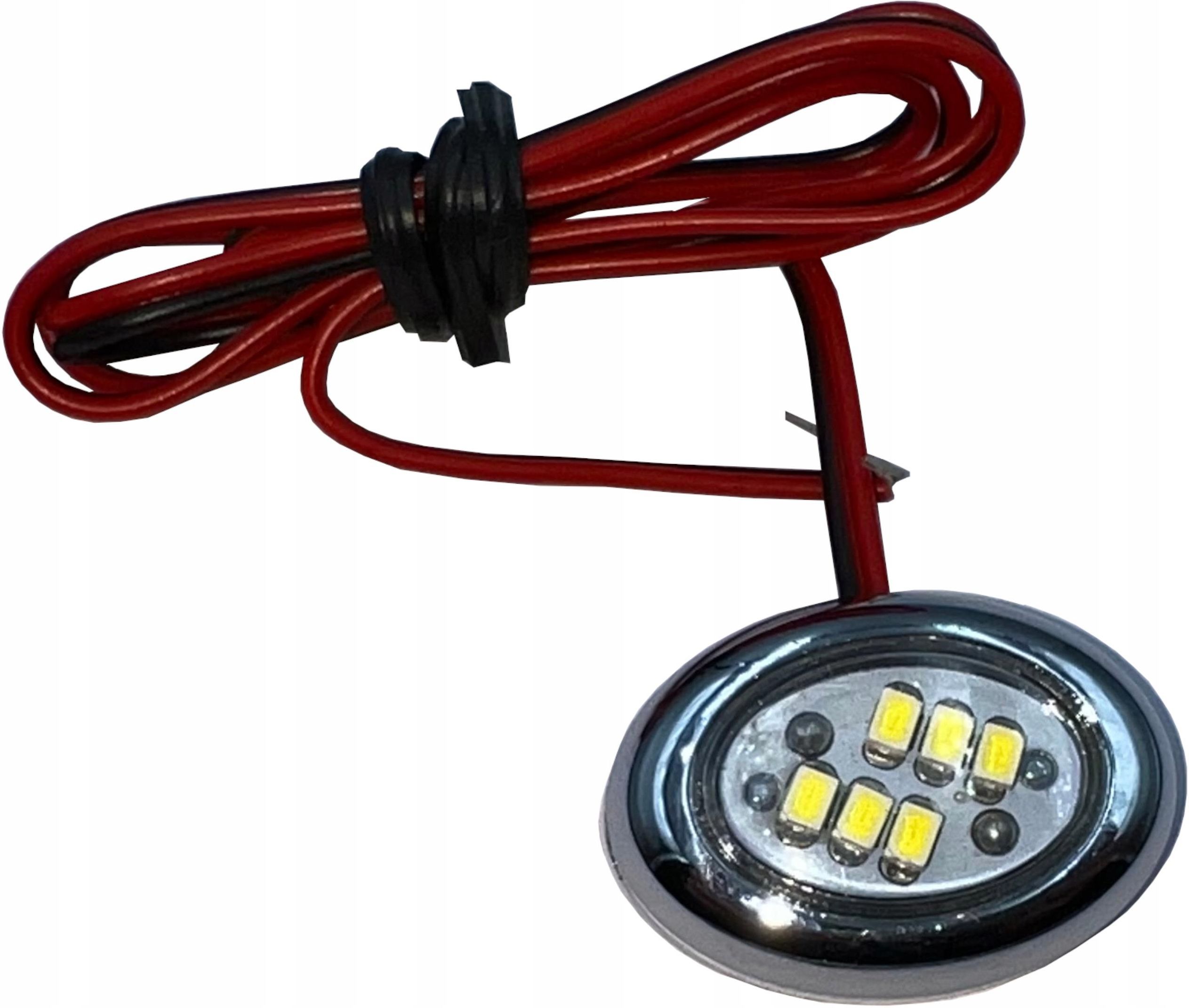 Lampa Led 6 Smd Dodatkowe Oświetlenie 12V Biała RSLED MINI 2BIAŁA ZIMNA ...