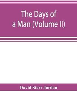 The days of a man (Starr Jordan David) - Literatura obcojęzyczna - Ceny ...