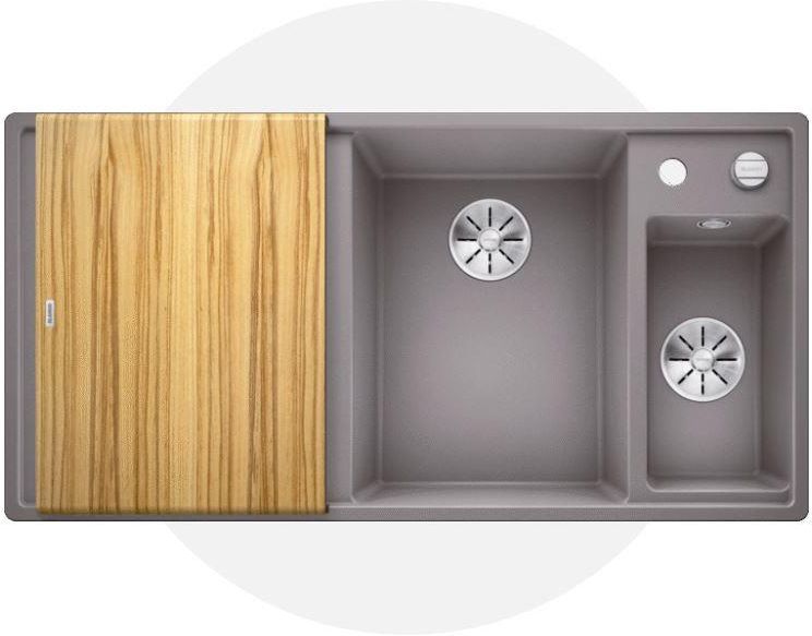 Zlewozmywak Blanco Axia Iii 6 S 100x51Cm Prawy Alumetalik + Deska ...