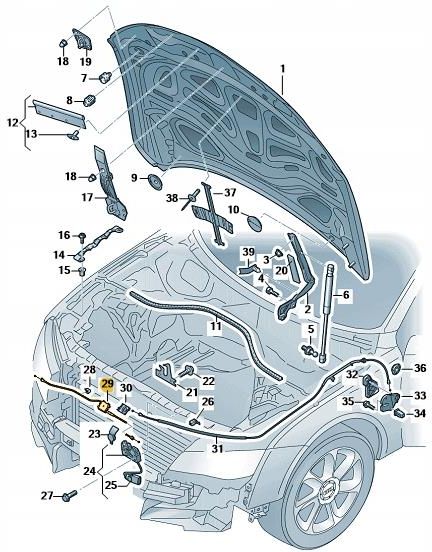 Volkswagen Oe Linka Maski Cześć Przednia Audi A6 A7 4G0823531A - Opinie ...