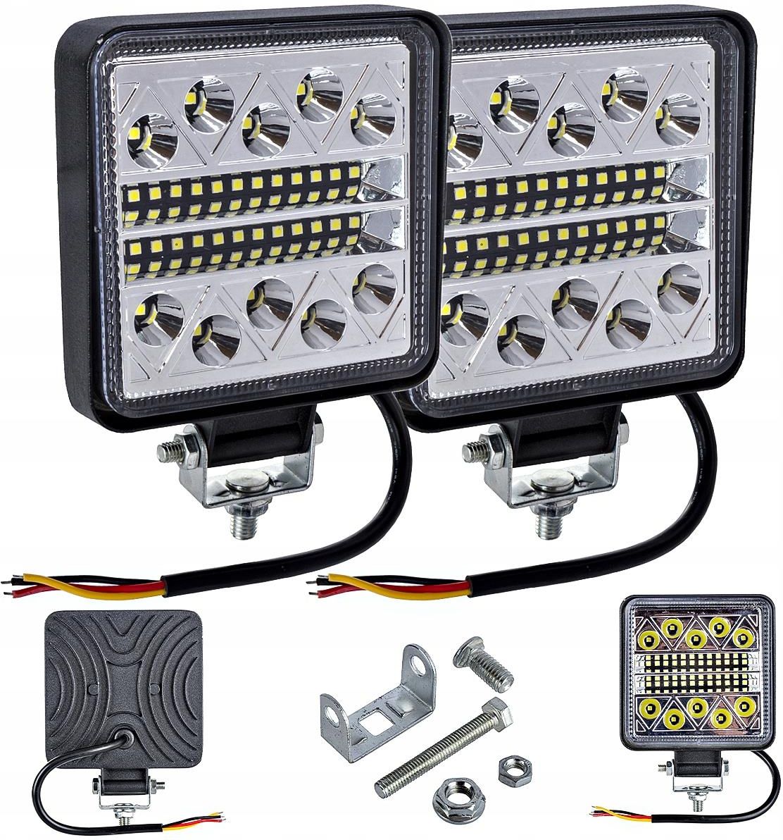 Halogen Lampa Robocza Halogen Led Cree 12V 24V 102W 2 Szt. 63261 ...