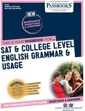 SAT & College Level English Grammar & Usage (National Learning ...