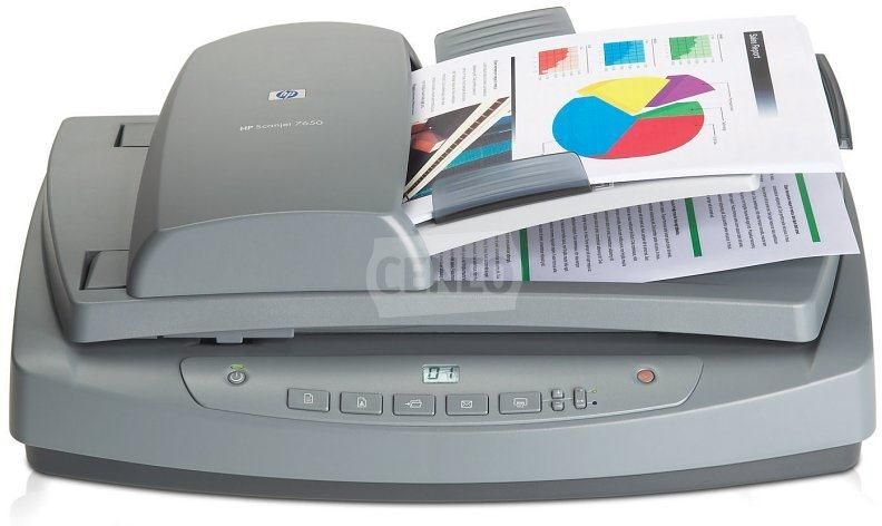 Skaner HP Scanjet 7650n Networked Document Flatbed Scanner (L1942A#ACQ ...