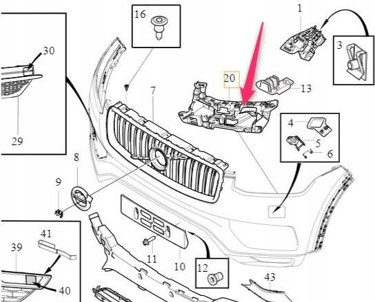 Volvo Oe Wspornik Ślizg Lewy Zderzaka Przedniego 31353370 - Opinie i ...