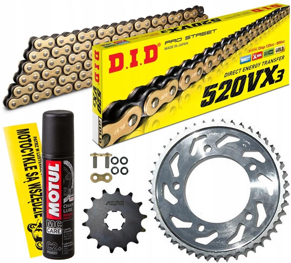 Did Zestaw Napędowy Sunstar Ktm Smc R 690 2008-21 Did520Vx3G&B-118 ...