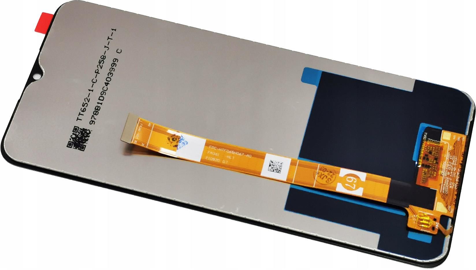 Podzespoły do telefonu Wyświetlacz LCD Z Szybką Do Telefonu realme 7I ...