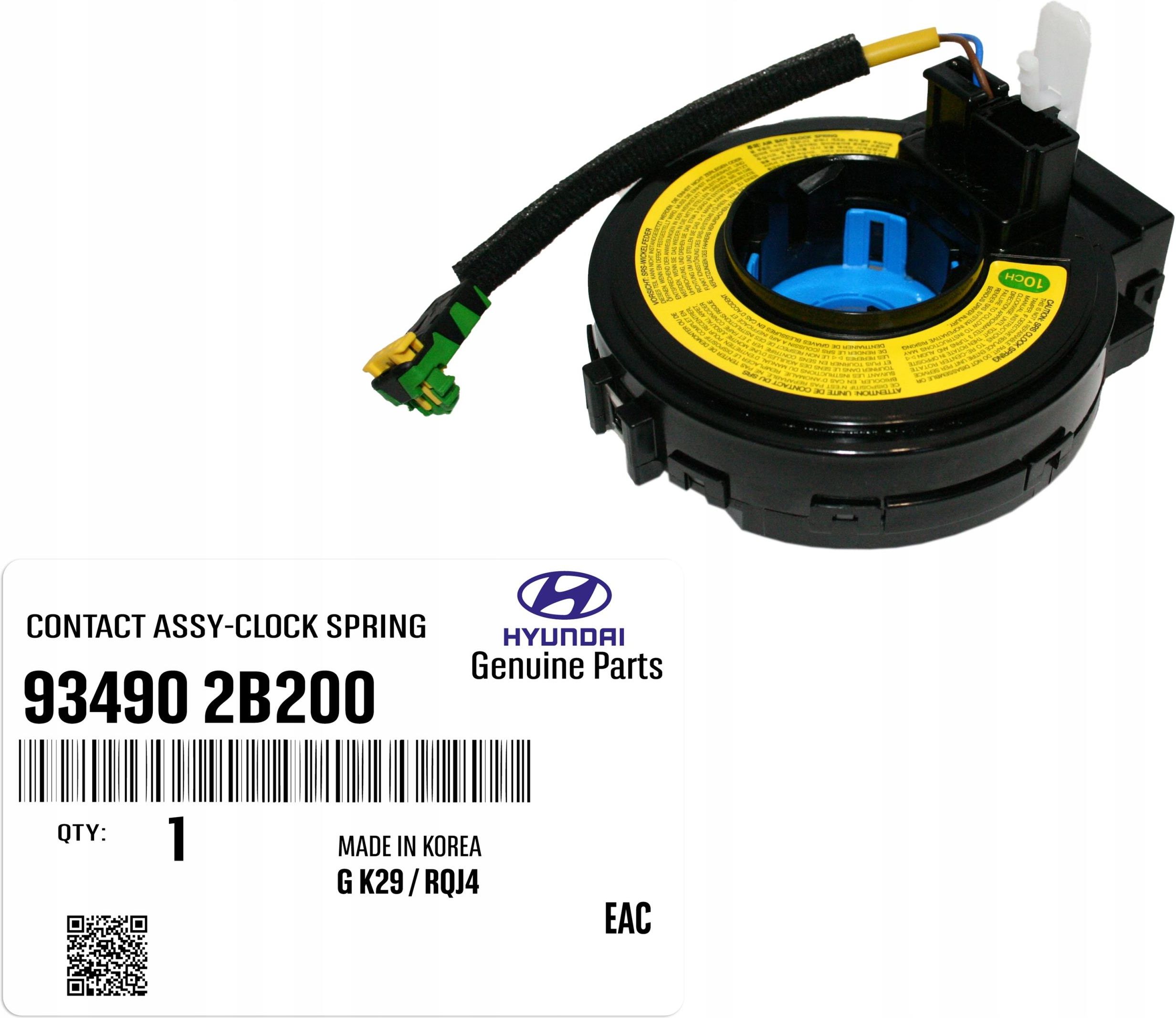 Hyundai Oe Santa Fe 06 Plus Taśma Zwijak Airbag 93490 2B200 Oe - Opinie ...