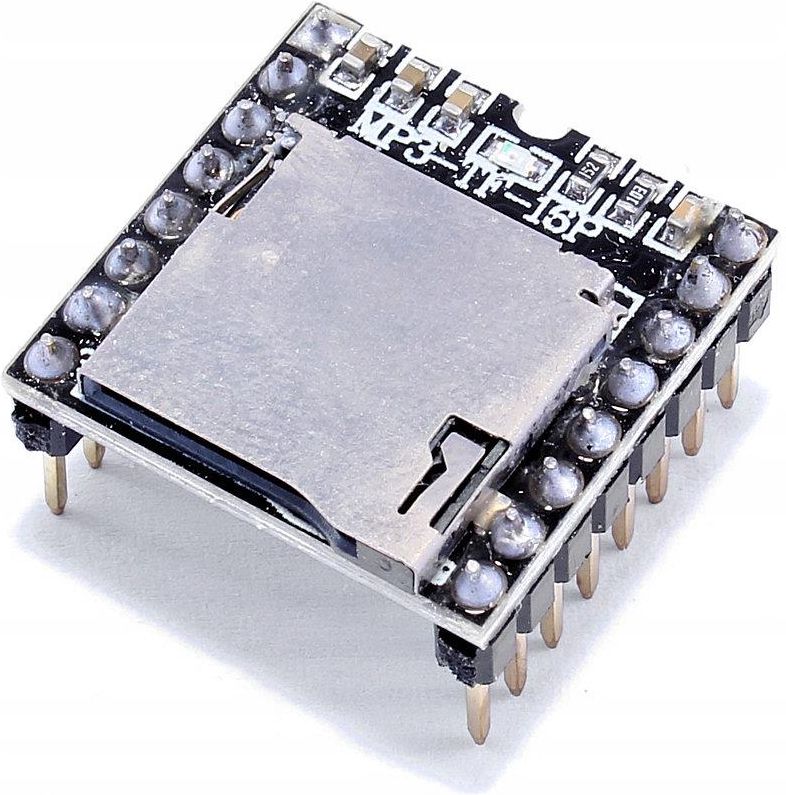 Mikrokontroler Odtwarzacz MP3 Wma TF-16P DFPlayer Arduino (TF16PBLUELED ...