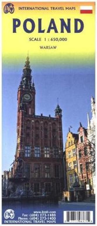 International Travel Map ITM Poland. Polska - Literatura obcojęzyczna ...