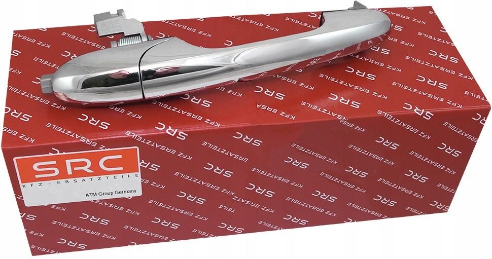 Klamka samochodowa Src Klamka Zewnętrzna Przód Prawa Fiat 500 2007 Chrom - Opinie i ceny na Ceneo.pl