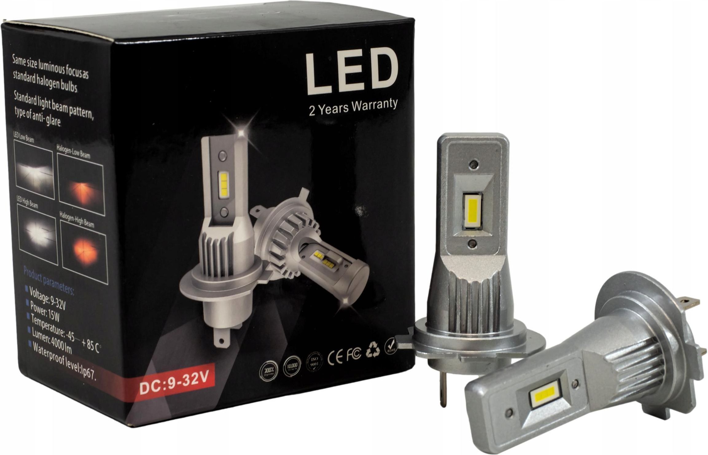 Żarowka samochodowa Żarówki Led H7 4000 Lm Customize Pro Zestaw H7PROZ ...